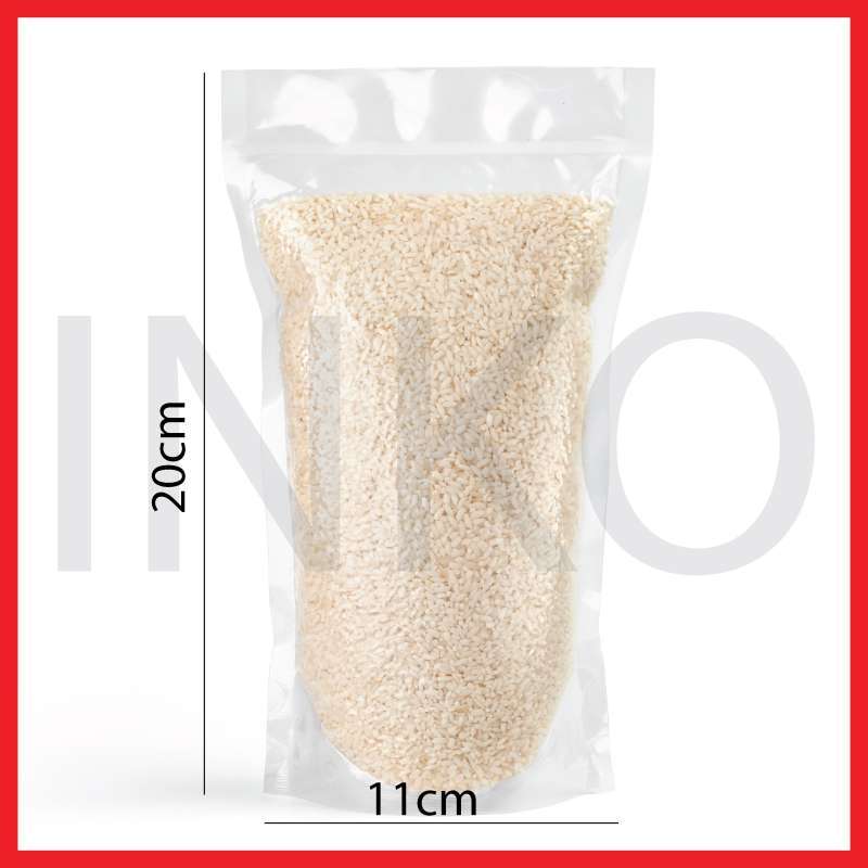 Jual STANDING POUCH POLOS 135MICRON 12X20CM 1KG GULA di Seller inko ...