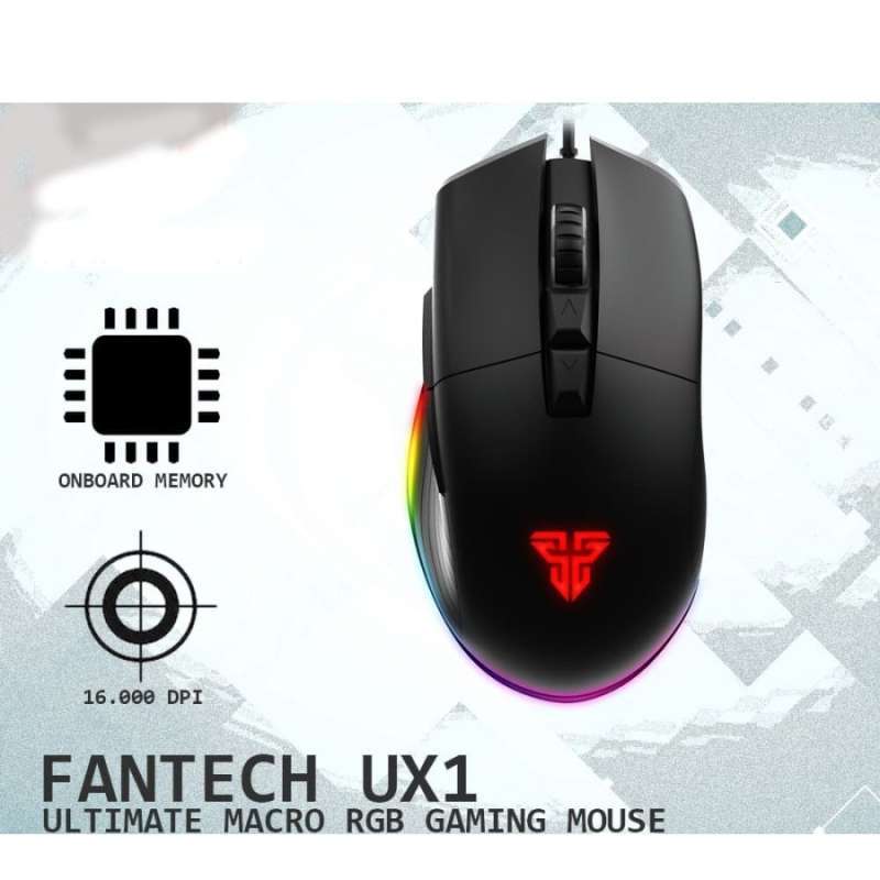 Promo Fantech Ux1 / Ux-1 Hero Ultimate Gaming Mouse - Hitam Diskon 50% ...