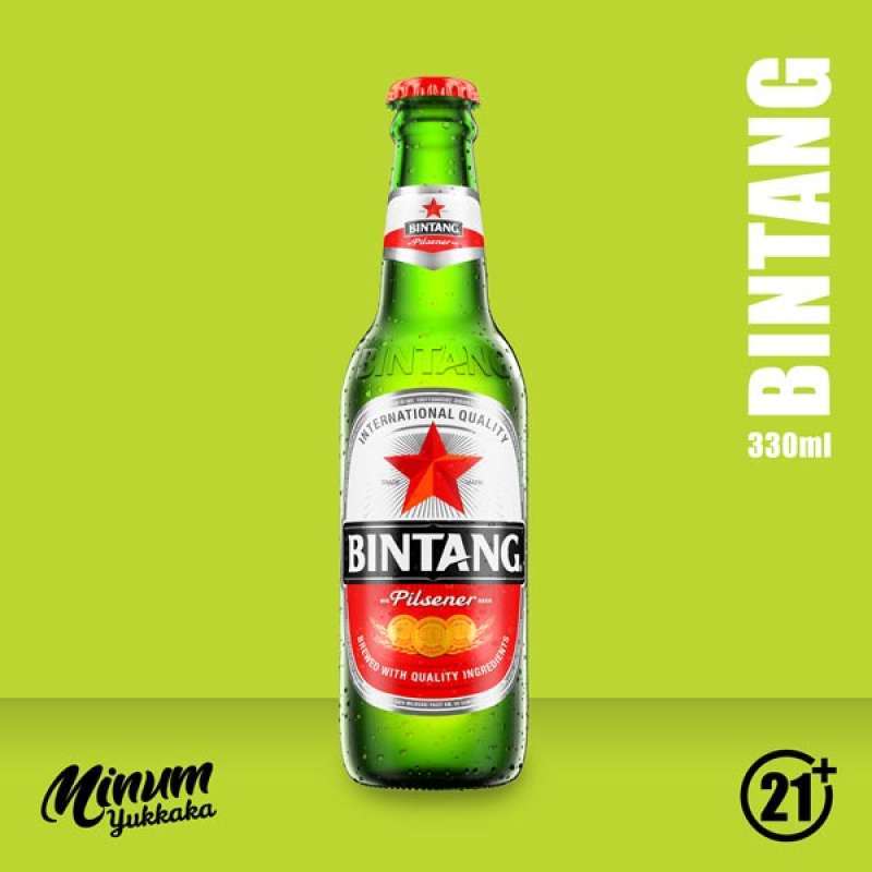 Jual Bintang Beer Botol 330ml Di Seller Minum Yuk Kaka - Marga Mulya ...