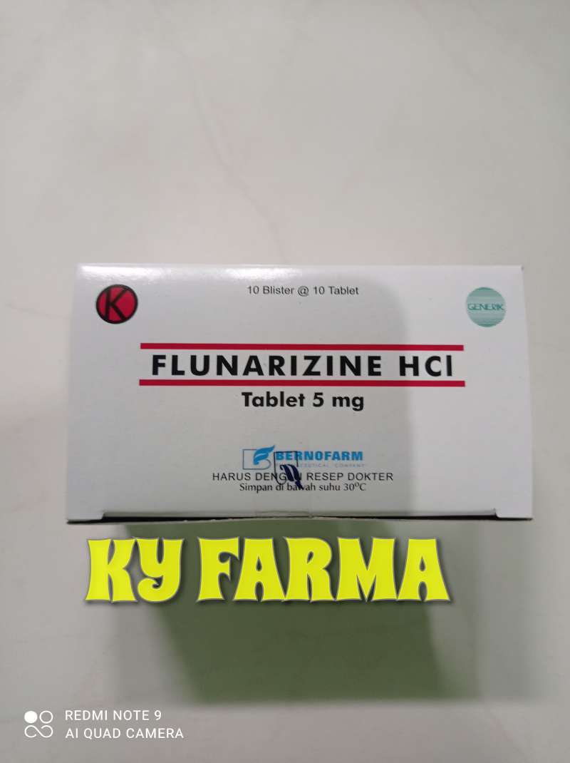 Jual flunarizine 5mg perbox di Seller Ky farma - Pal Meriam, Kota ...
