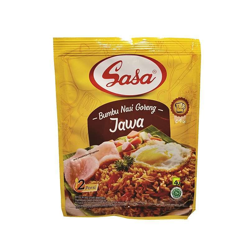 Jual Sasa - Bumbu NASI GORENG JAWA Instan - 20 gr di Seller cemilan4u ...