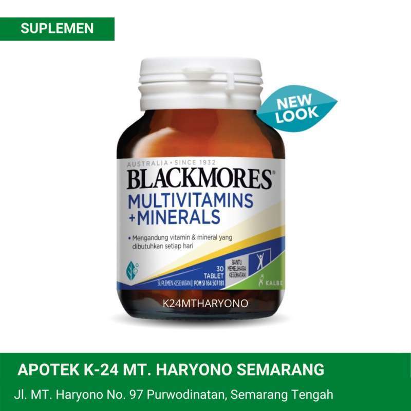 Jual BLACKMORES MULTIVITAMIN DAN MINERAL TAB 30S di Seller K24 MT ...