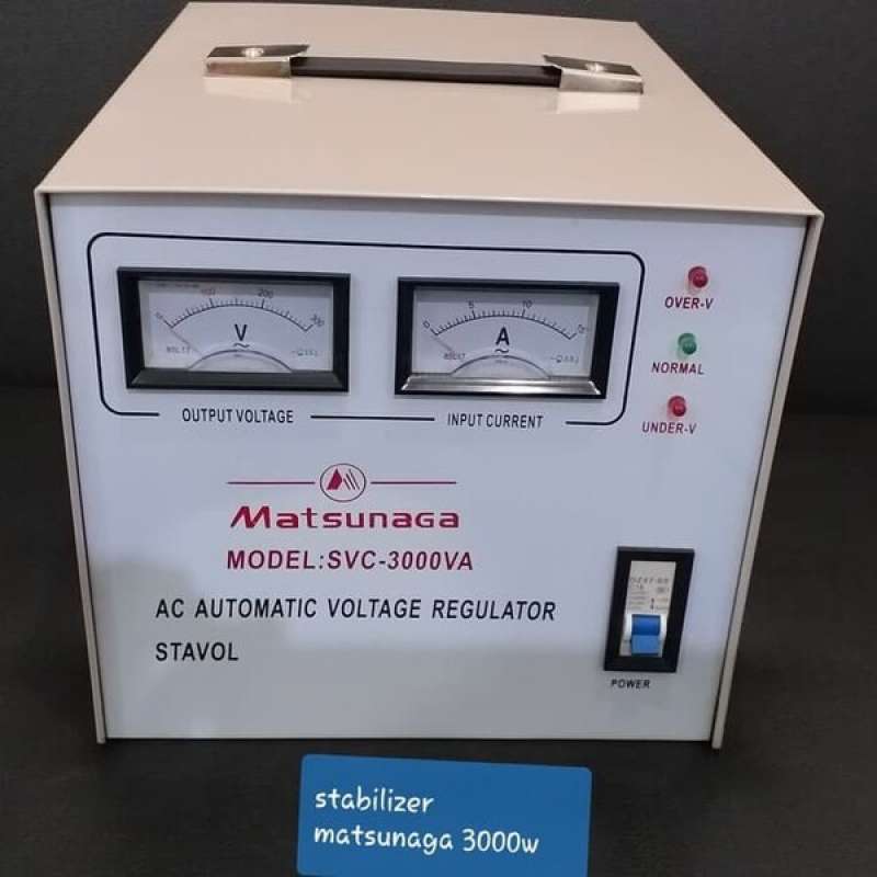 Jual Stabilizer Matsunaga Stavol 3000 Watt Servo Motor/soft Start ...