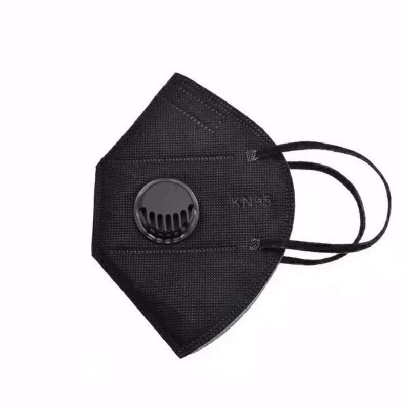 Jual Masker Kesehatan Kn95 Respirator Filter Valve Warna Hitam Putih ...
