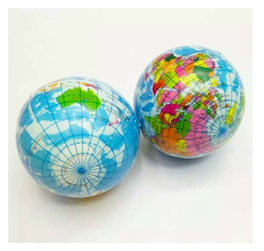Jual MAINAN BOLA DUNIA PETA DUNIA BUMI GLOBE BALL SQUISHY BAGUS MURAH ...