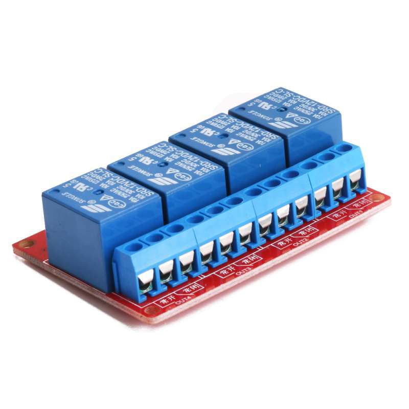 Jual 4 Channel 4ch 12v Led Relay Module With Ir Infrared Remote Control ...