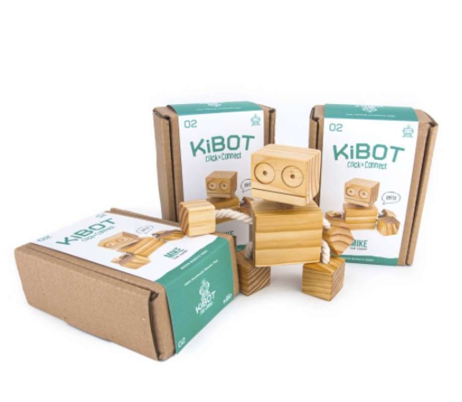 Jual KiBOT - MIKE The Giant | WOODEN MAGNETIC ROBOT di Seller ...