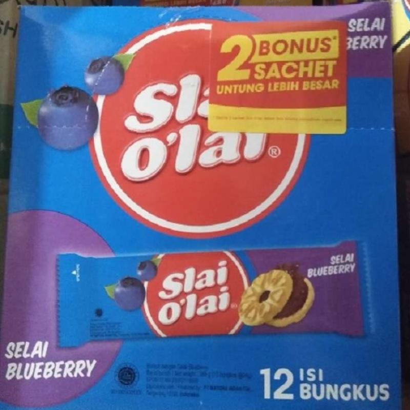 Jual Slai O'lai Blueberry Slai O'lai Box 12 Sachet X 24gr Di Seller ...