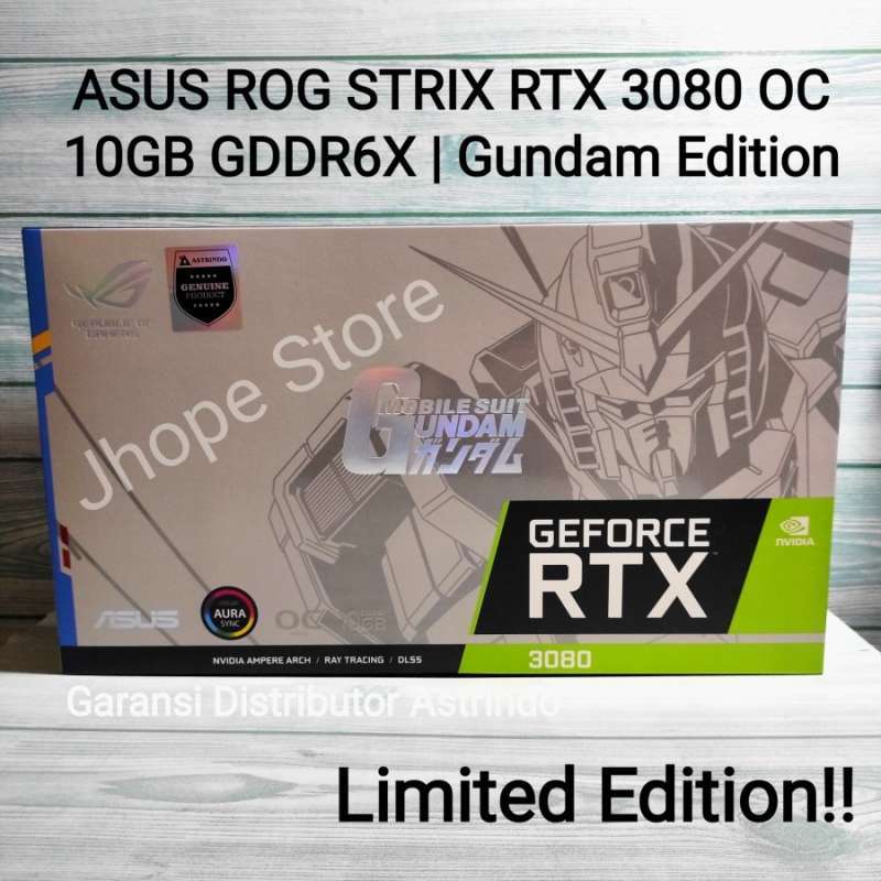 Jual ASUS ROG Strix RTX 3080 Gundam Edition di Seller Jhope Store ...