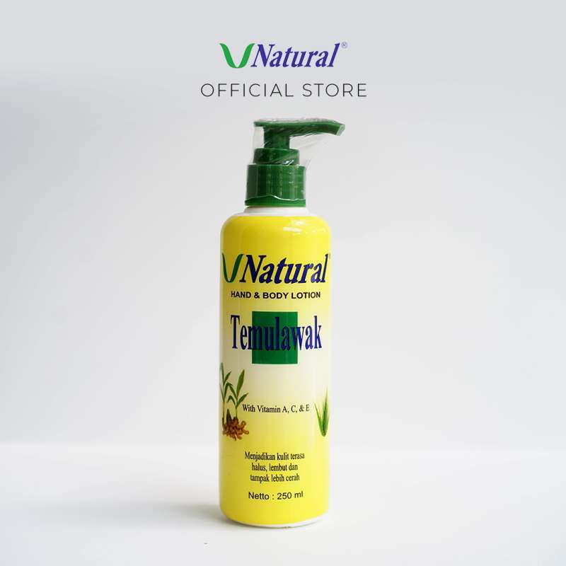 Jual V NATURAL Hand & Body Lotion Temulawak 250ml di Seller V Natural ...