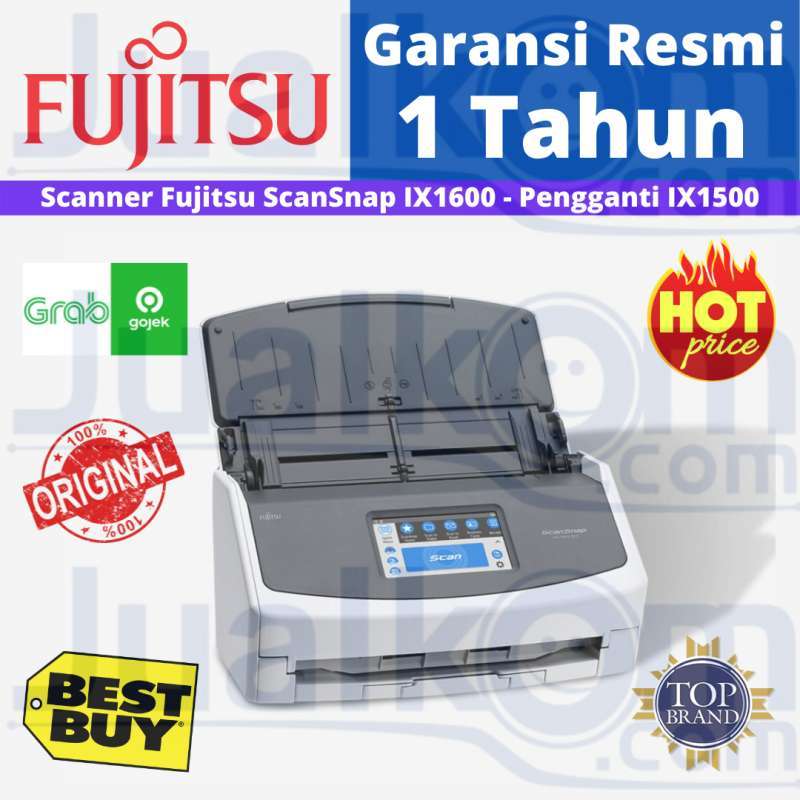 Jual Fujitsu Scanner Scansnap Ix1600 Ix 1600 Resmi Di Seller Jualkom ...