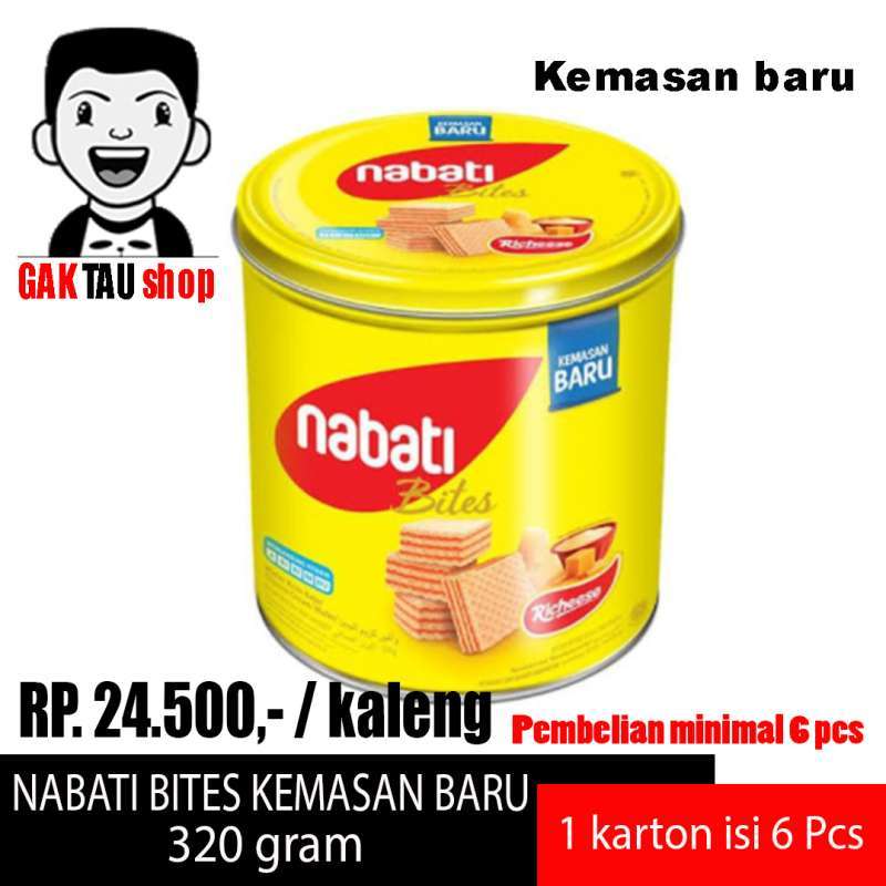 Jual BISKUIT KALENG RAMADHAN 2021 - NABATI BITE RASA KEJU 320 GRAM ISI ...