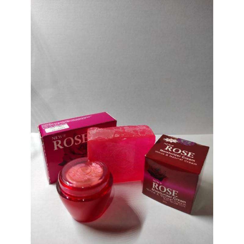 Jual asli paket cream new rose sabun dan cream original bpom di Seller ...