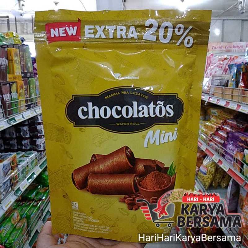 Jual GARUDA CHOCOLATOS WAFER ROLL MINI POUCH 70GR di Seller ...