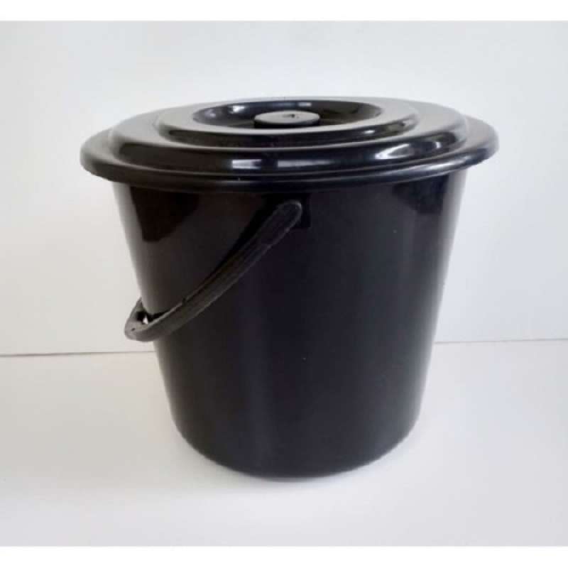 Jual Ember Hitam 10 Liter | Ember Tutup Gagang | Ember Plastik |ember ...