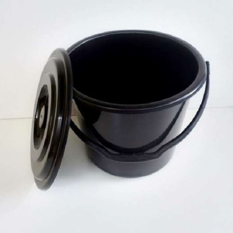 Jual Ember Hitam 10 Liter | Ember Tutup Gagang | Ember Plastik |ember ...