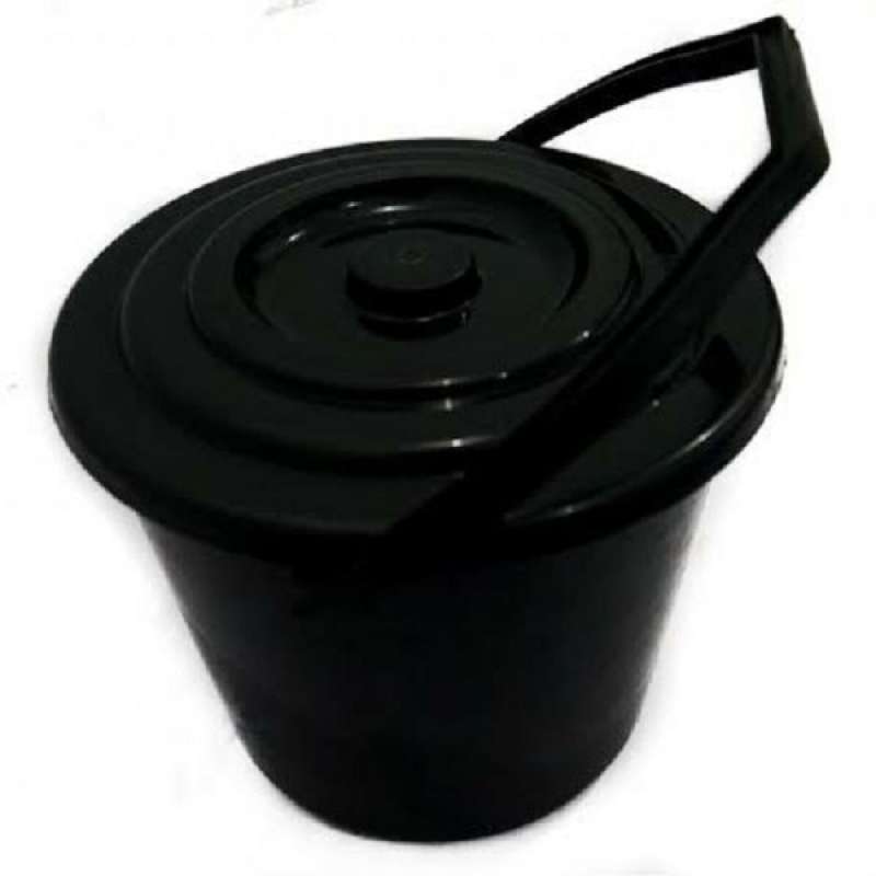 Jual Ember Hitam 10 Liter | Ember Tutup Gagang | Ember Plastik |ember ...