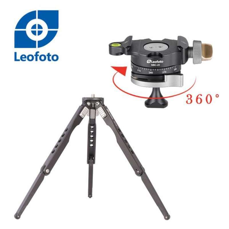 Jual (Leofoto)Leofoto MT-03 + MBC-20 aluminum spider desktop tripod (including mini multi-power ...