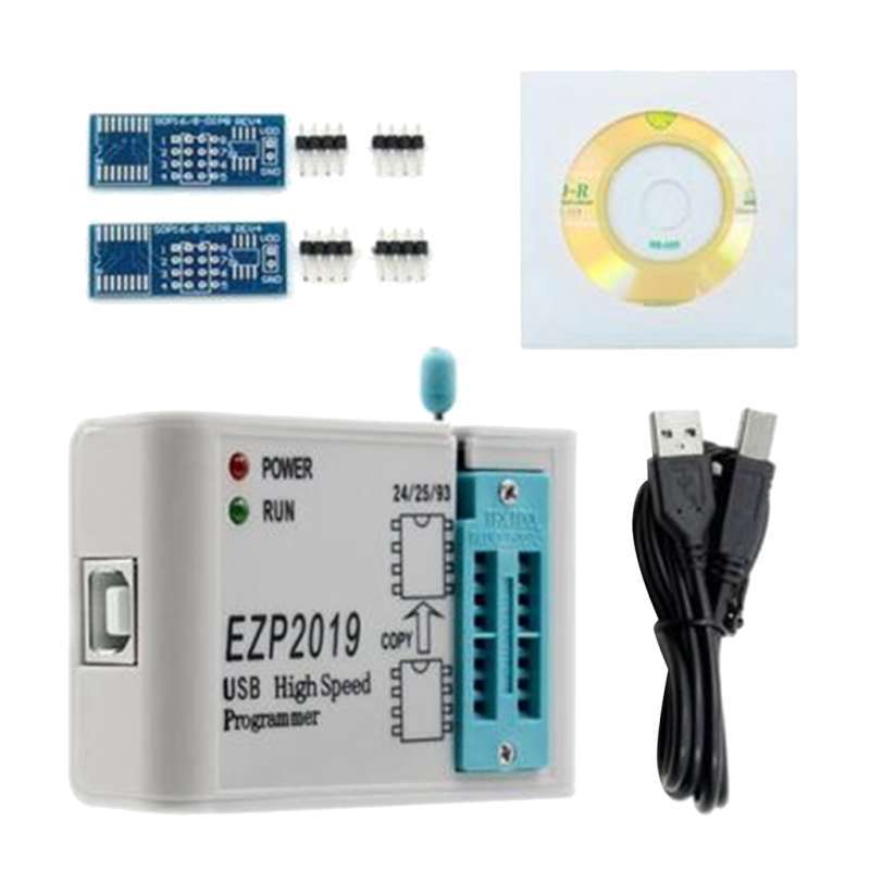 Promo EZP2019 USB SPI Programmer with Accessories for 24 25 93 EEPROM Flash Bios Diskon 17% di ...