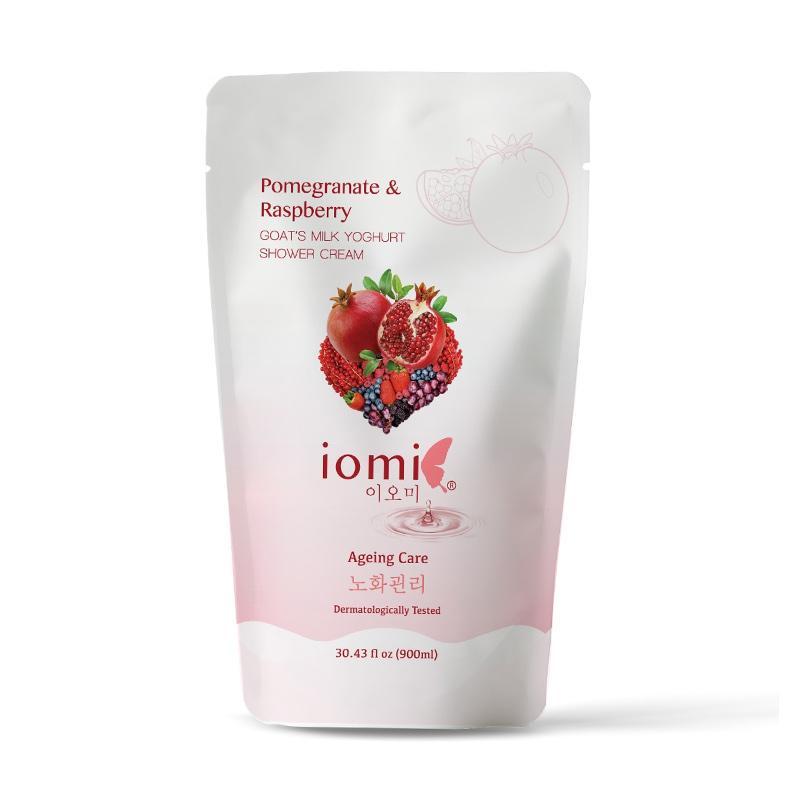 Jual Iomi Yoghurt Milk Shower Cream Pomegranate Raspberry Sabun Mandi ...