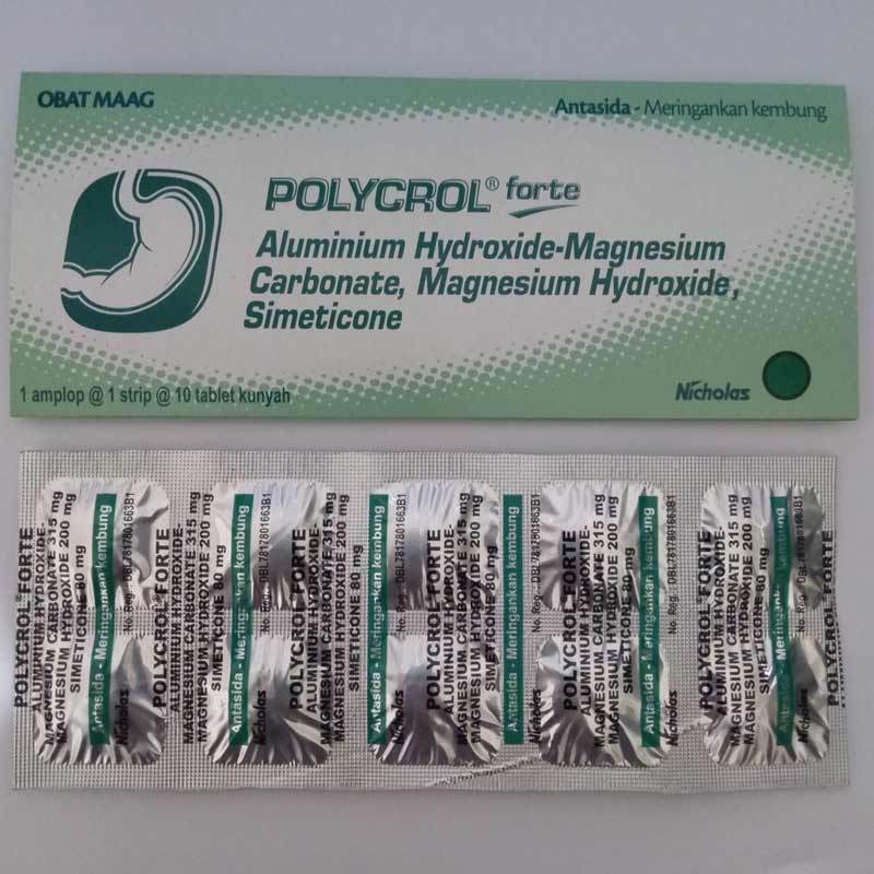 Jual POLYCROL Forte Tablet Kunyah [1 Strip/10 Tablet] di Seller rave ...
