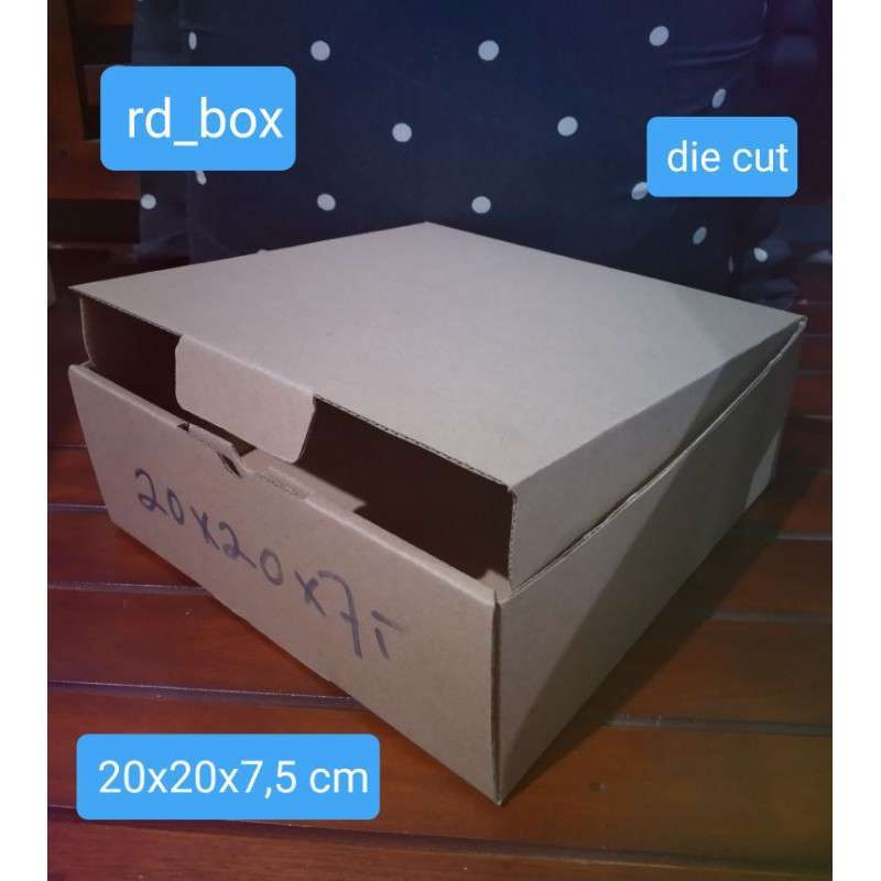 Jual kardus-karton-box uk 20x20x7,5 cm box aksesories,box hampers,box ...