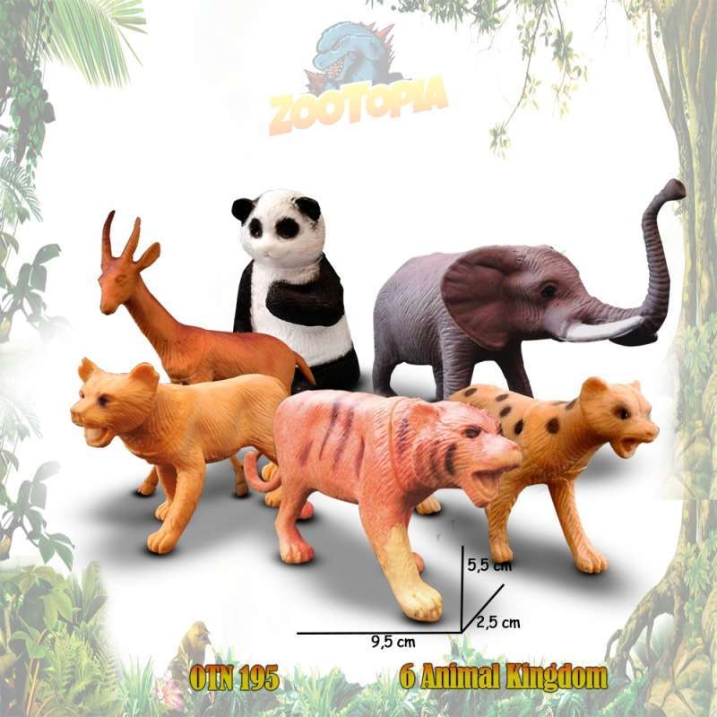 Jual Mainan Anak Hewan Ternak Binatang Safari Otn195 Zotopia Di Seller ...