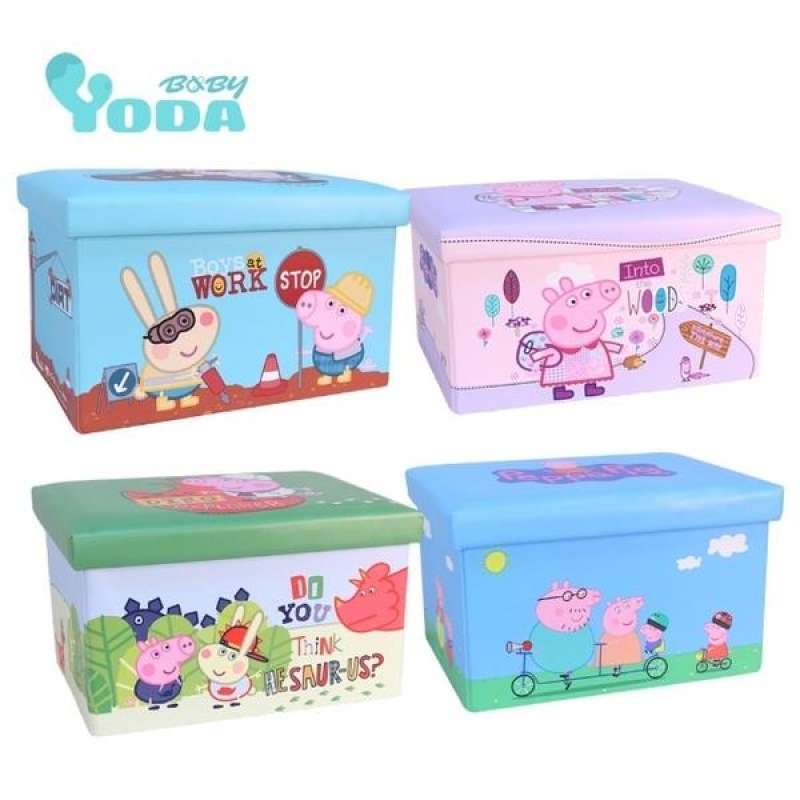 Jual YoDa peppa pig storage box (four types, one each) four-in ...