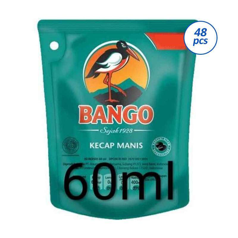 Jual BANGO Bango Kecap Manis Pouch [60 mL/ 1 Dus isi 48 pcs] di Seller ...