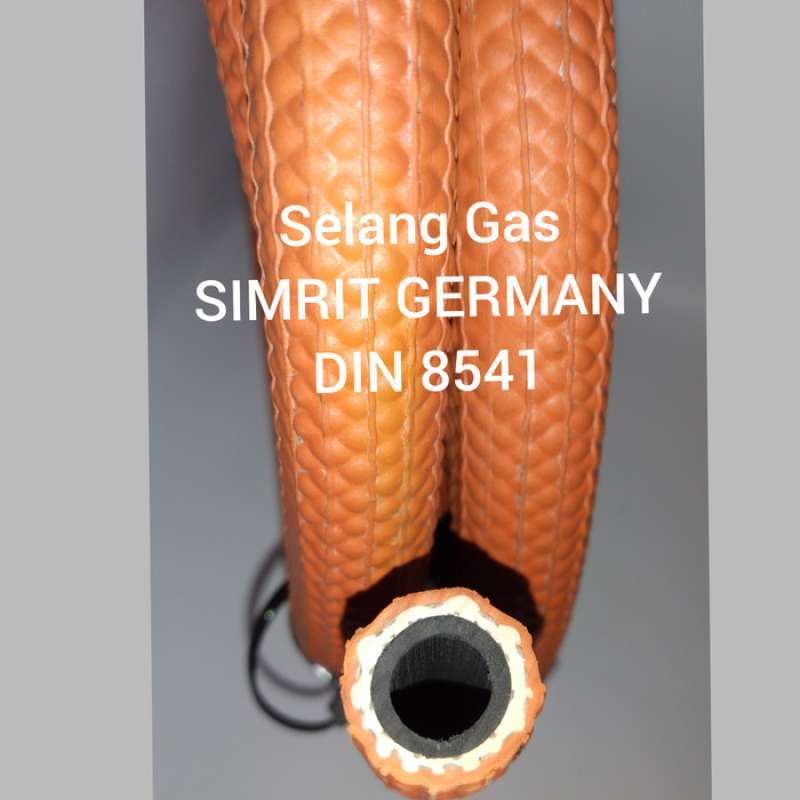 Promo Selang Gas Simrit Germany 3 Ply Din 8541 Per 2meter + Klem Selang ...