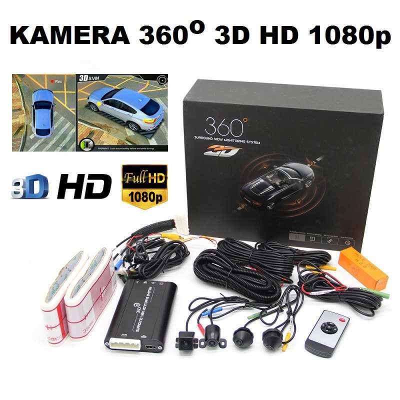 Jual Kamera 360 Derajat Mobil Car Camera Birdview Universal Bird View ...