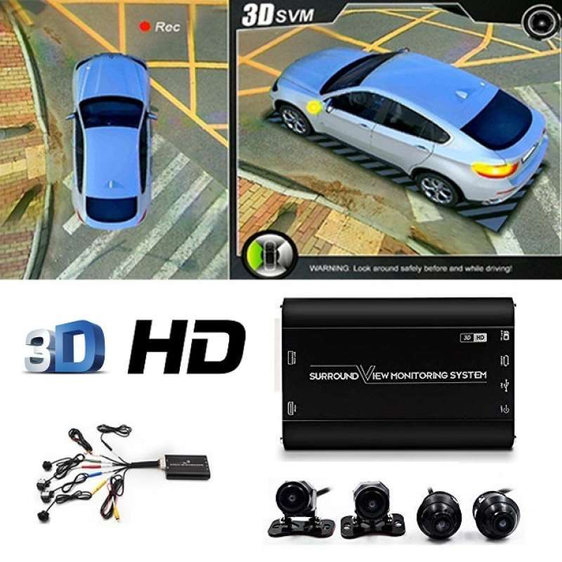 Jual Kamera 360 Derajat Mobil Car Camera Birdview Universal Bird View ...