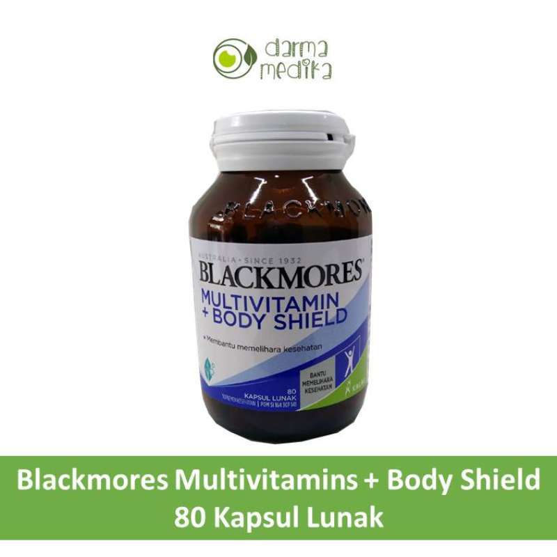 Jual Blackmores Multivitamin + Body shield 80 Tablets BPOM For immunity ...