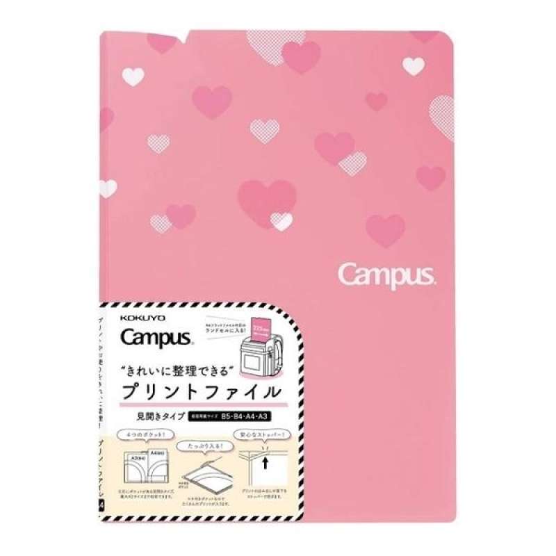 Jual (kokuyo)KOKUYO Campus Double File Folder A4-Pink di Seller ...