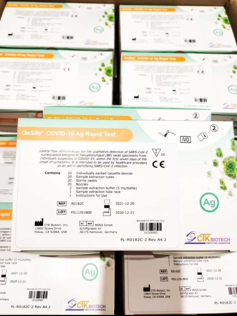 Jual Alat Rapid Test Antigen swab Antigen Onsite Kemenkes RI AKL isi ...