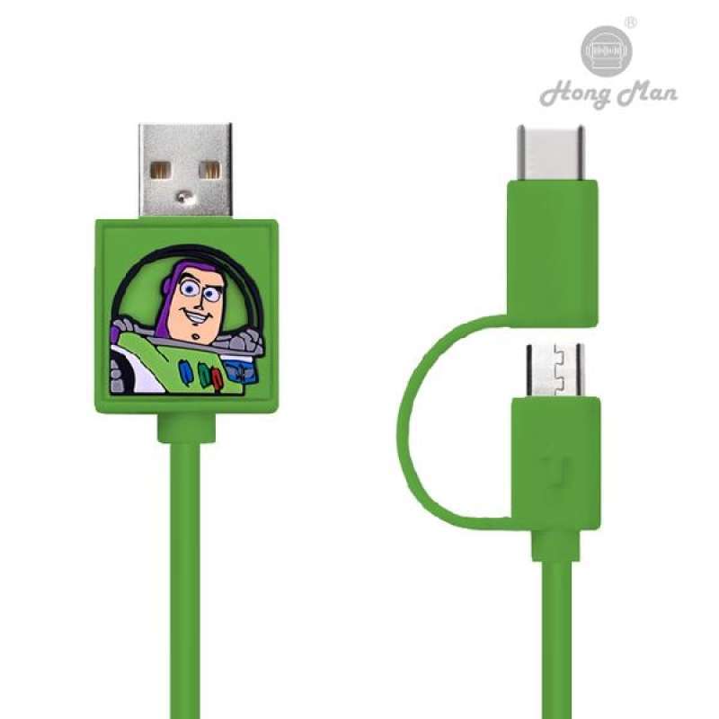 Jual (disney)disney Series Type C / Micro Usb 2-in-1 Fast Charge ...