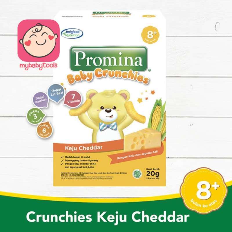 Promo PROMINA BABY CRUNCHIES SNACK KEJU CHEDDAR BOX 20GR Diskon 16% di ...