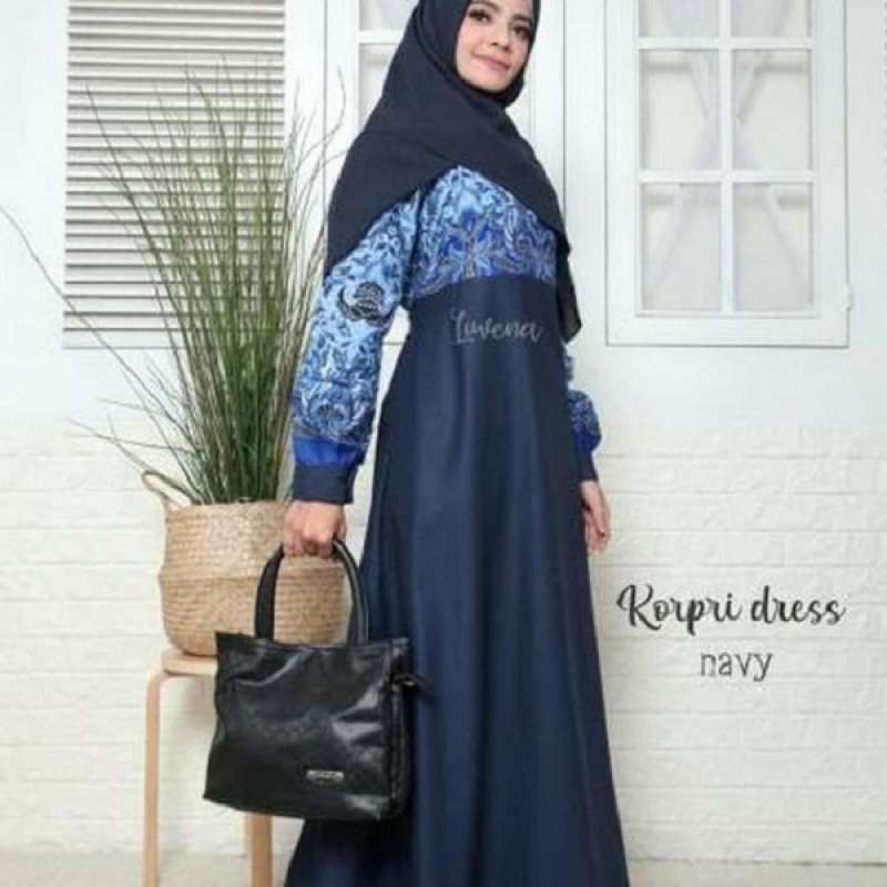 Jual Baju Gamis Syari Dress Dinas Batik Guru Pns Pdl Pdh Murah Formal ...