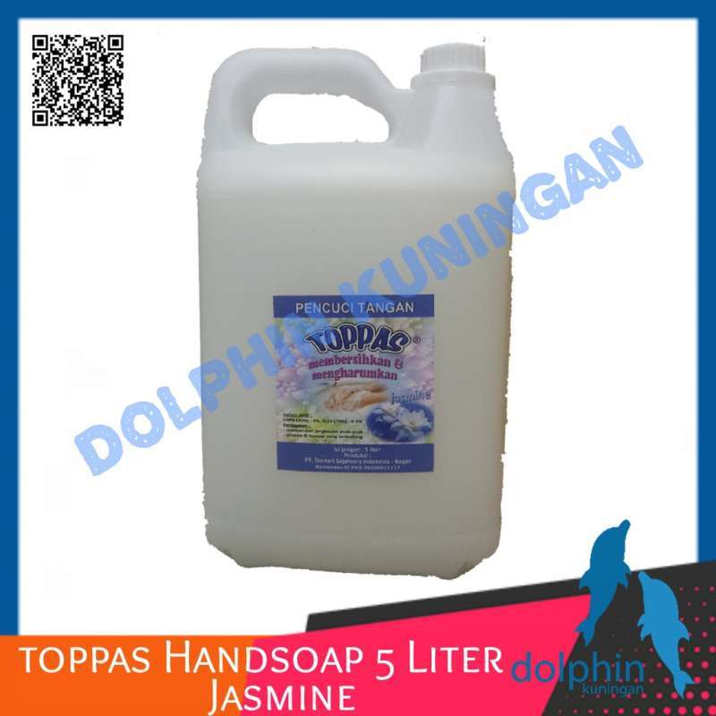 Promo TOPPAS Handsoap Sabun Cair Pencuci Tangan Dirigen 5 Liter Diskon ...