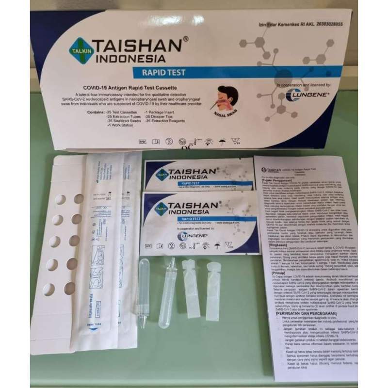 Jual SWAB ANTIGEN NASAL TAISHAN NASAL TERBARU SWAB NASAL NASOFARING di ...