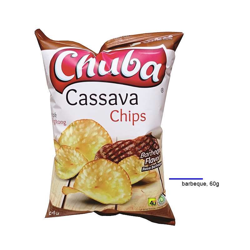 Jual CHUBA Cassava Chips -Rasa BARBEQUE - 60 gr di Seller cemilan4u ...