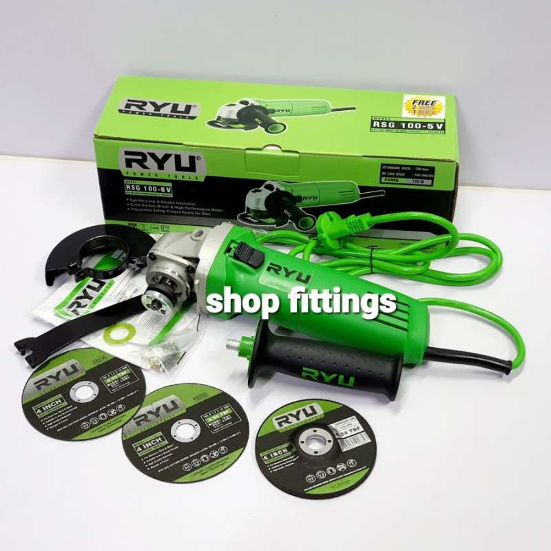 Jual Ryu Rsg 100 5 V Mesin Gerinda 4 Atur Setel Variable Speed Rsg100 ...