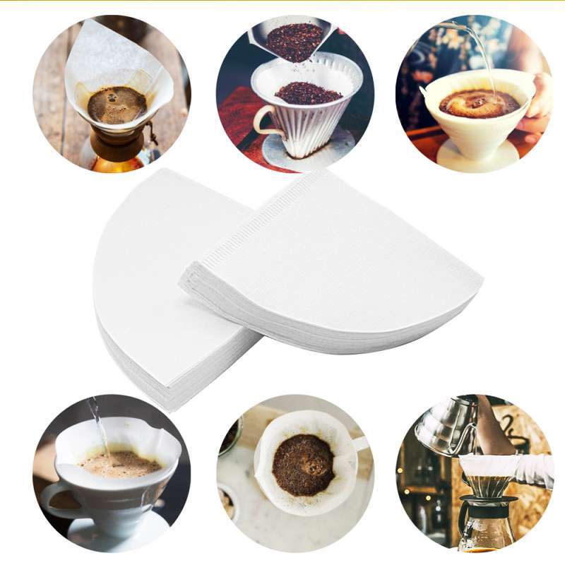 Jual Kertas Filter Kopi V60 01 - Hario V60 Coffee Filter Paper White 40 ...