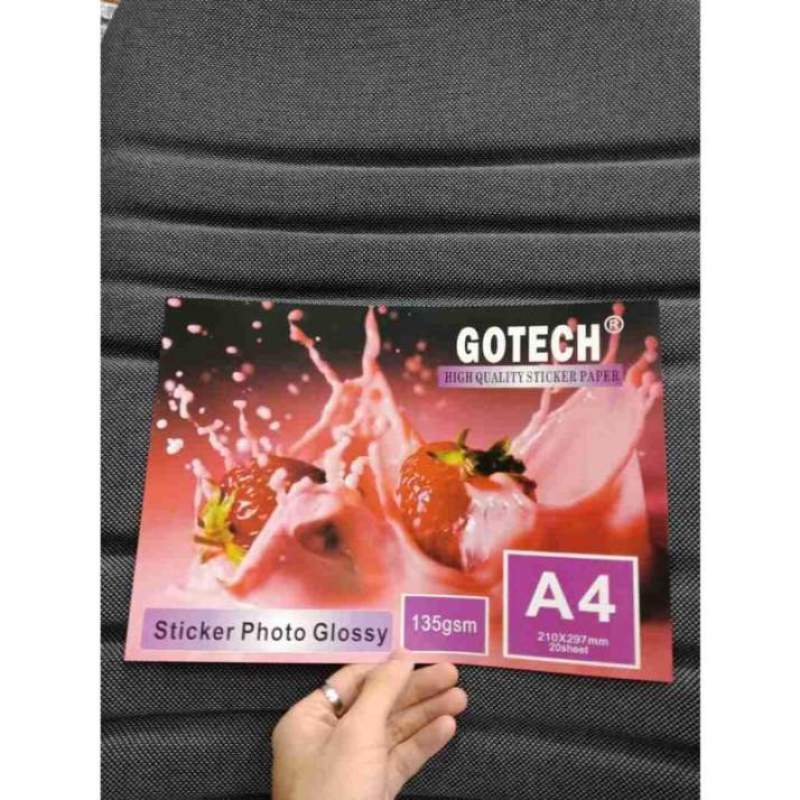 Jual Sticker Photo Paper A4 135gram kertas Sticker 135gsm di Seller JKL ...