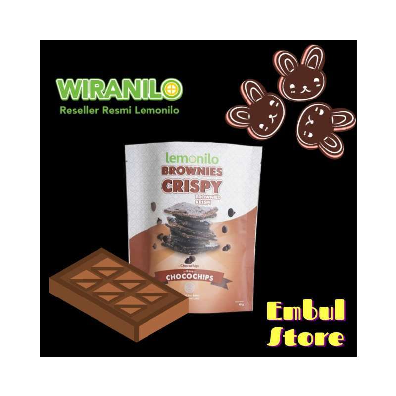 Jual Lemonilo Brownies Crispy chocochip di Seller Embul Store - Kapuk ...