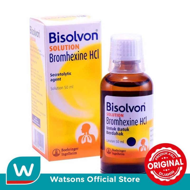 Jual Bisolvon Solution 50ml di Seller WATSONS Official Store ...