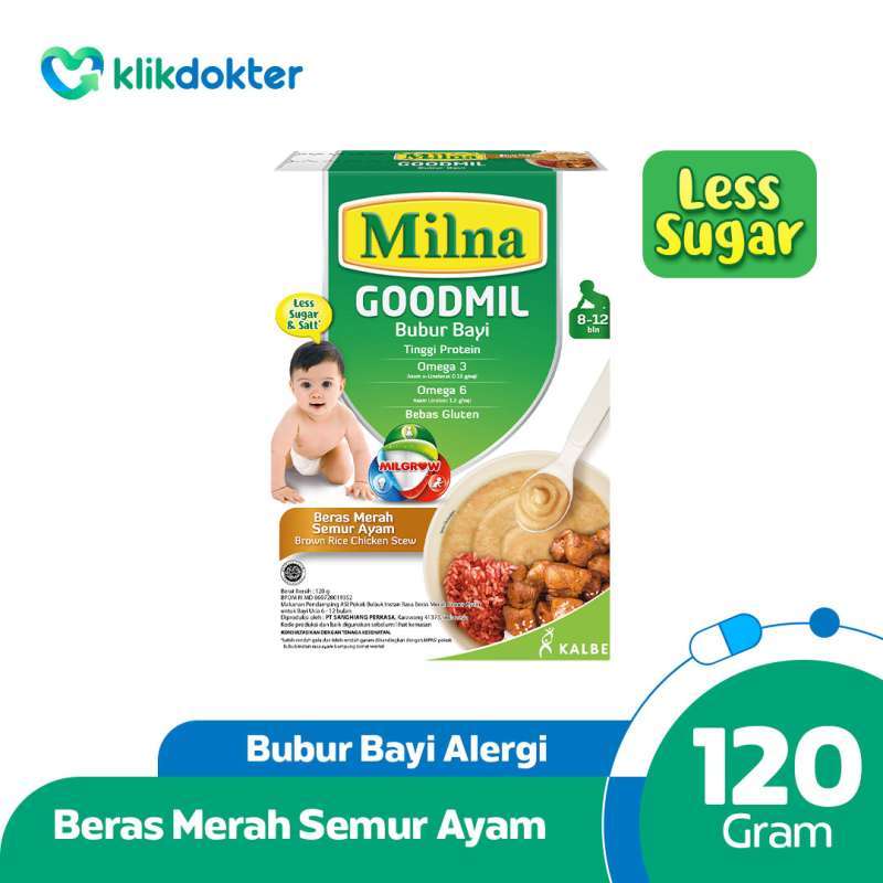 Promo Goodmil Bubur Khusus Beras Merah Semur Ayam 120gr Diskon 11% di ...