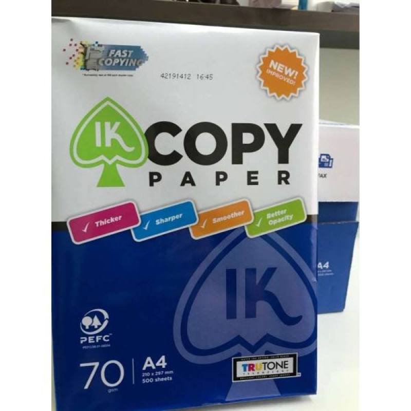 Jual Kertas HVS IK Copy Paper A4 70gr / Rim di Seller Stationery MM ...