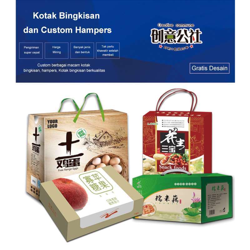 Jual Kotak Hampers Dan Bingkisan Custom Berkualitas Kotak Kado Custom ...