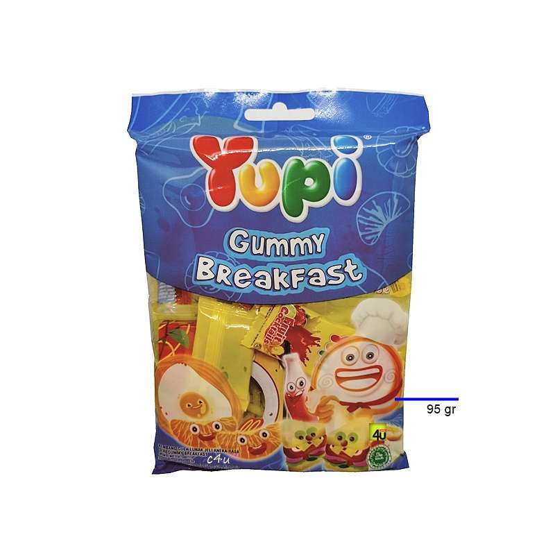 Promo Yupi - Breakfast Set Gummy Candy - 95 Gr Diskon 7% Di Seller ...